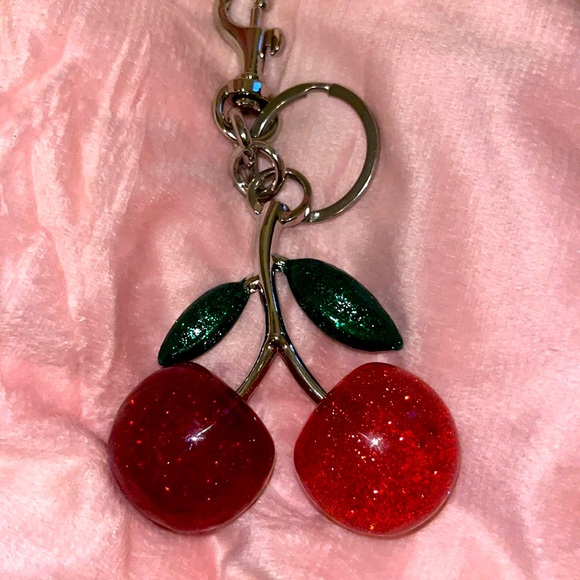 unbranded | Accessories | Cherries Cherry Keychain Bag Charm Red And ...